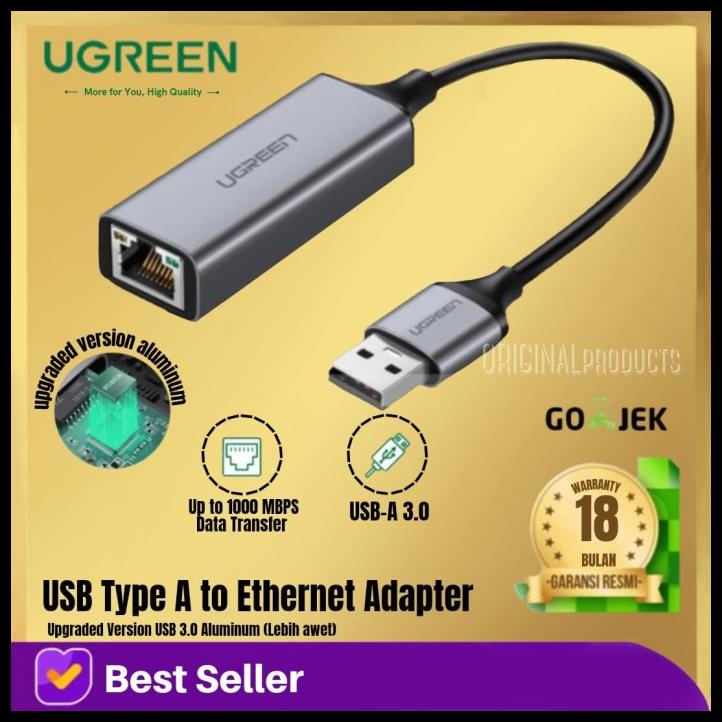 Jual Ugreen Usb 3.0 To Lan Ethernet Adapter Gigabit 10/100/1000 ...