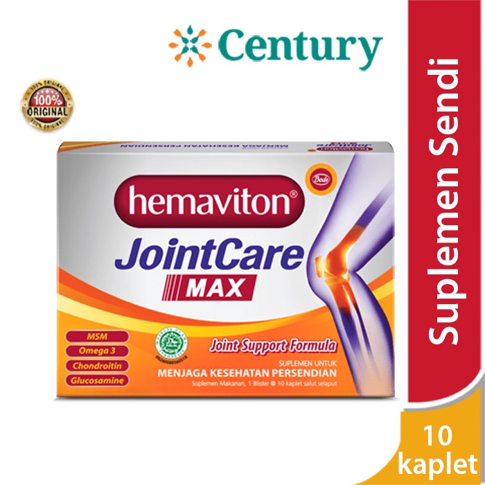 Jual HEMAVITON JOINTCARE MAX ISI 1 BOX 10 TAB/SUPLEMENT SENDI/NYERI ...