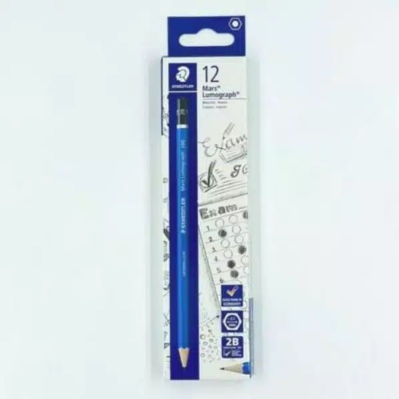 Jual pensil 2B stedler asli original harga 1 pcs | Shopee Indonesia