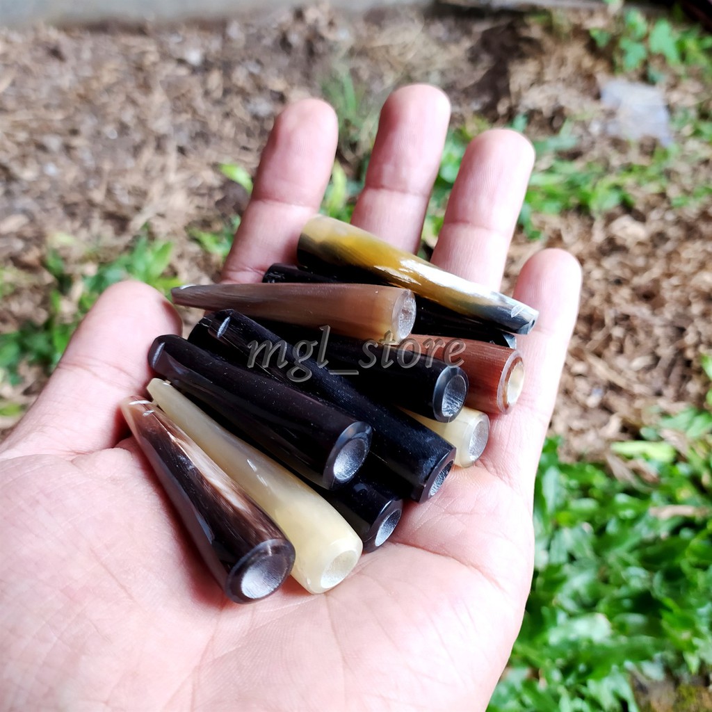Jual pipa rokok bahan tanduk asli size kecil 6cm | Shopee Indonesia
