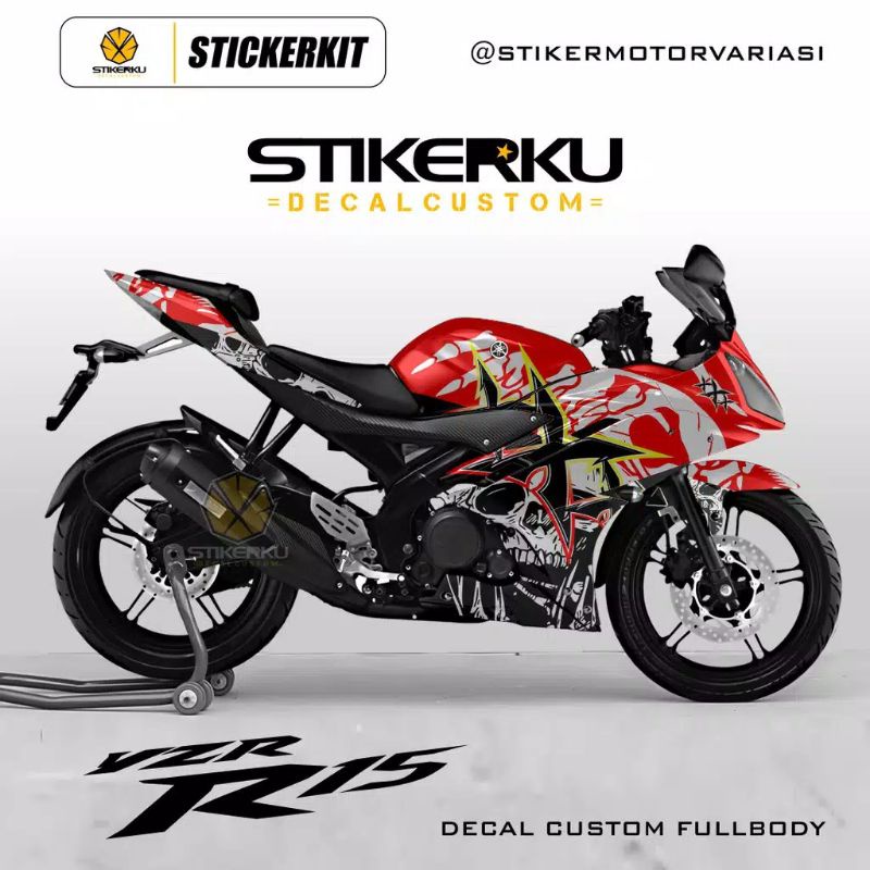 Jual decal motor R15 V2 / decal motor Yamaha R15 V2 / fullbody | Shopee ...