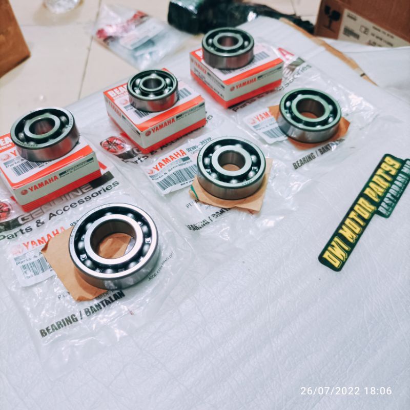 Jual LAKER LAHER BEARING RASIO SET N-MAX NMAX LEXI AEROX 6 PCS ORIGINAL ...