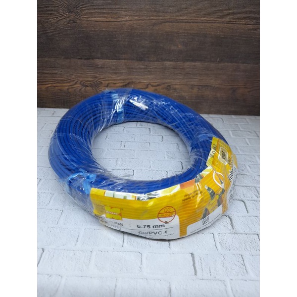 Jual Kabel Kitani NYAF 0.75 MM 50 Meter - Biru | Shopee Indonesia