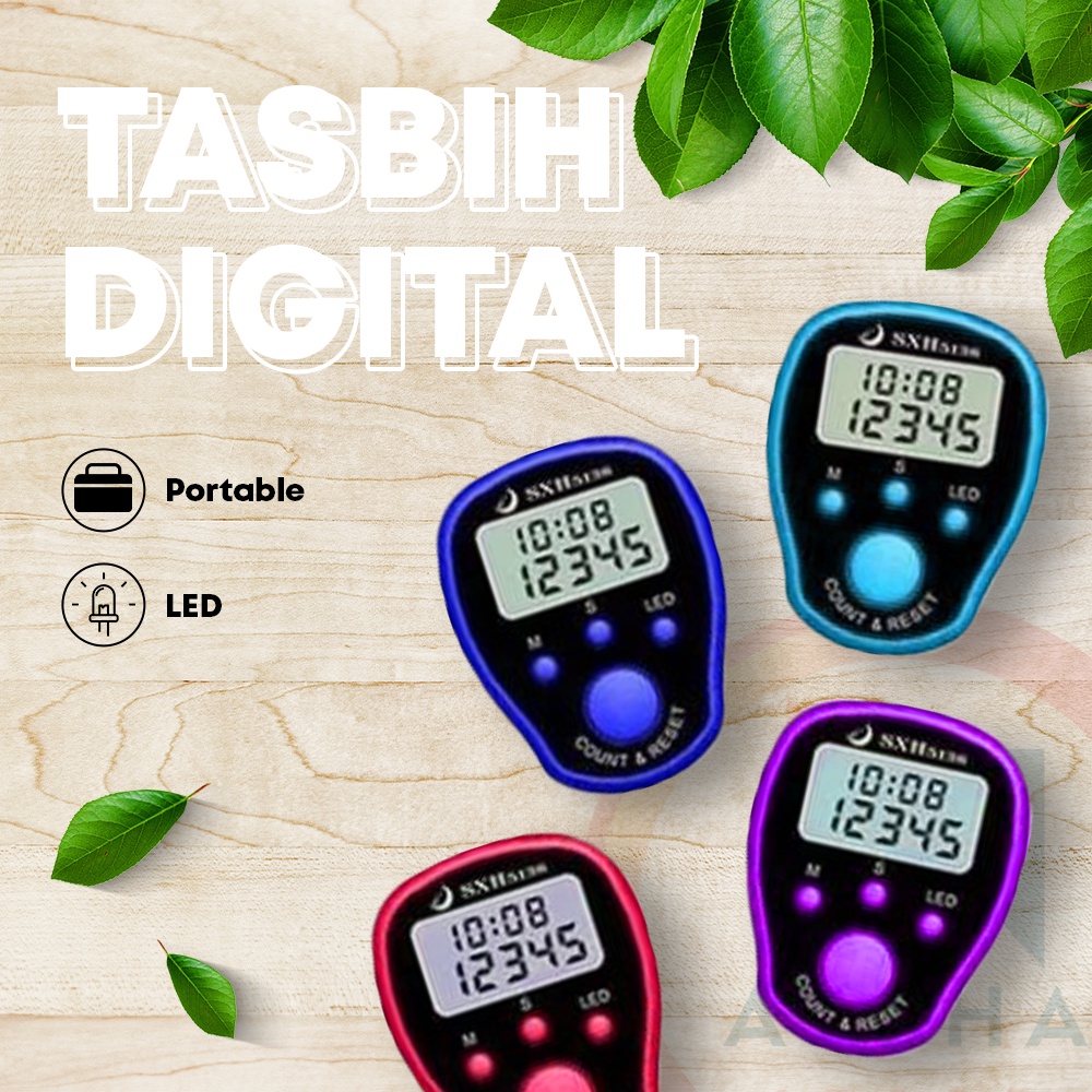 Jual Tasbih Digital Mini Led Dzikir Digital Finger Counter Alat Hitung Elektronik Shopee Indonesia