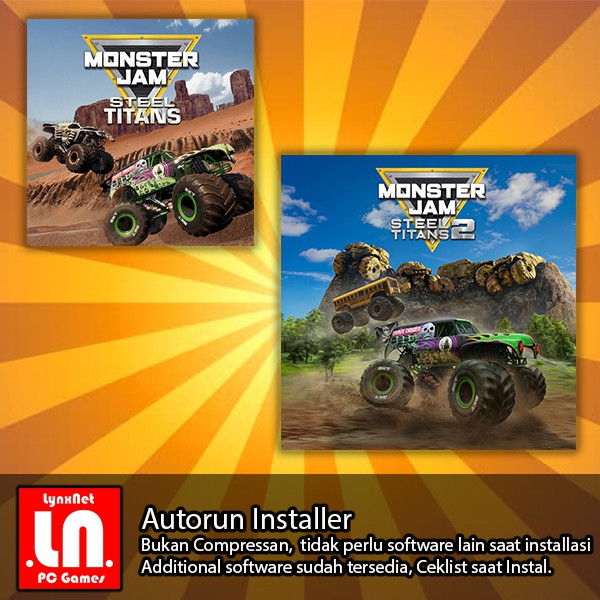 Jual Monster Jam Steel Titans ( 1, 2, Showdown) - PC DVD Games | Shopee Indonesia