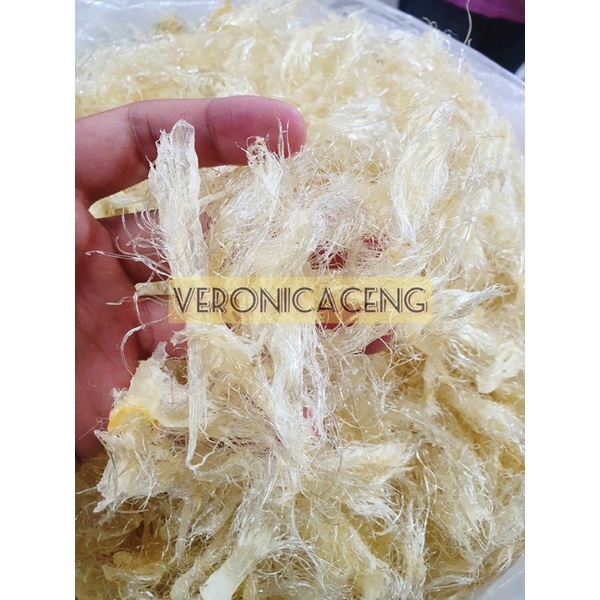 Jual Hisit Kering Super 100GM Kasar Bahan Sup Sirip Ikan Hiu Kualitas ...