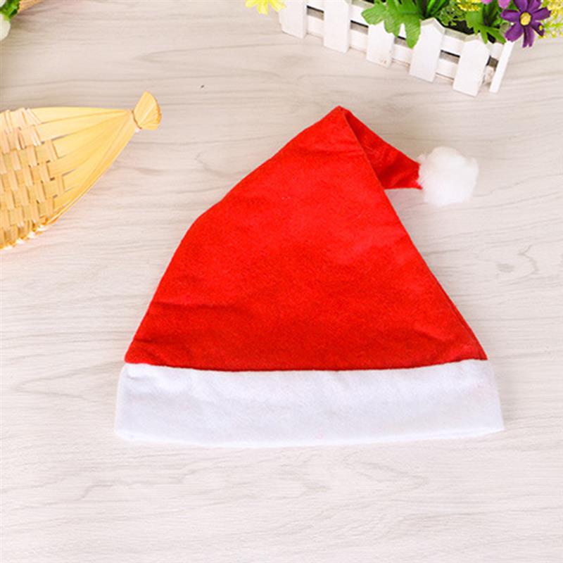 Jual PROMO SALE Topi Natal Santa Clause Polos - Sinterklas Xmas Hat ...