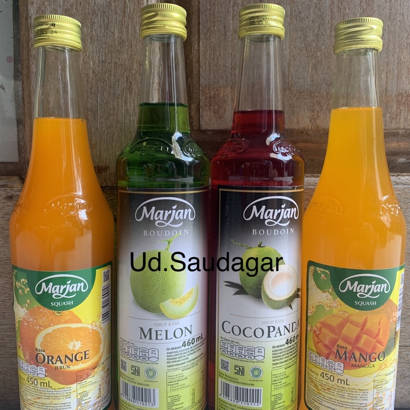 Jual Sirup Marjan Boudoin Melon Cocopandan | Squash Mango Orange 460ml ...