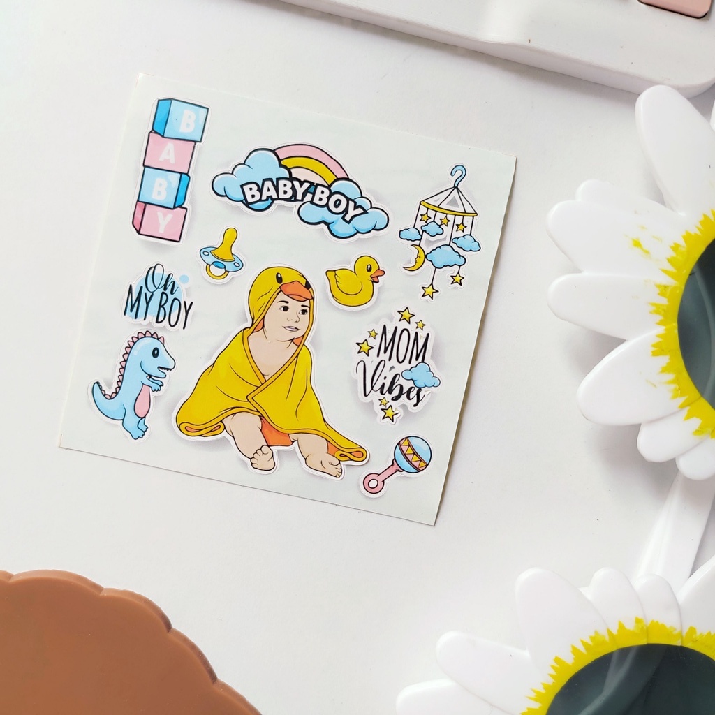 Jual Stiker baby new born aesthetic sticker tumblr case aesthetic ...