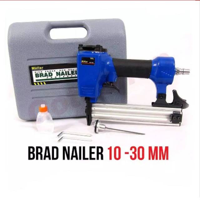 Jual Mesin Alat Paku Tembak Angin Kompresor / AIR BRAD NAILER - MOLLAR F30 F 30C F30C | Shopee ...