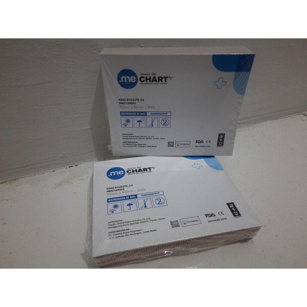 Jual kertas ekg/ecg SUZUKEN KENZ ukuran 112mm x 90mm x 300sh CARDICO ...