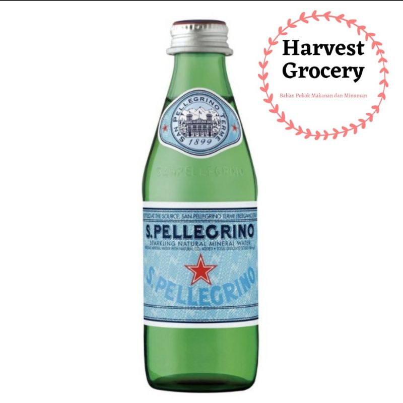 Jual San Pellegrino Sparkling Natural Mineral Water 250ml x 24 btl | Shopee Indonesia
