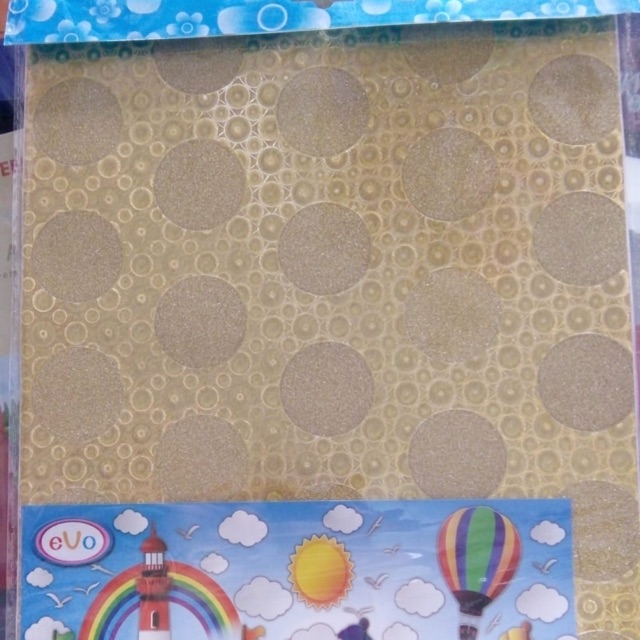 Jual Stiker glitter mixed corak isi 10 lembar ukuran a4 bahan glitter ...