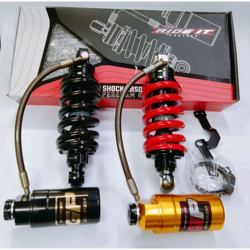 Jual Monoshock Ride it Sonic 150 , GTR 150 tabung pisah Fleksibel Double klik Shockbreaker RIDE ...