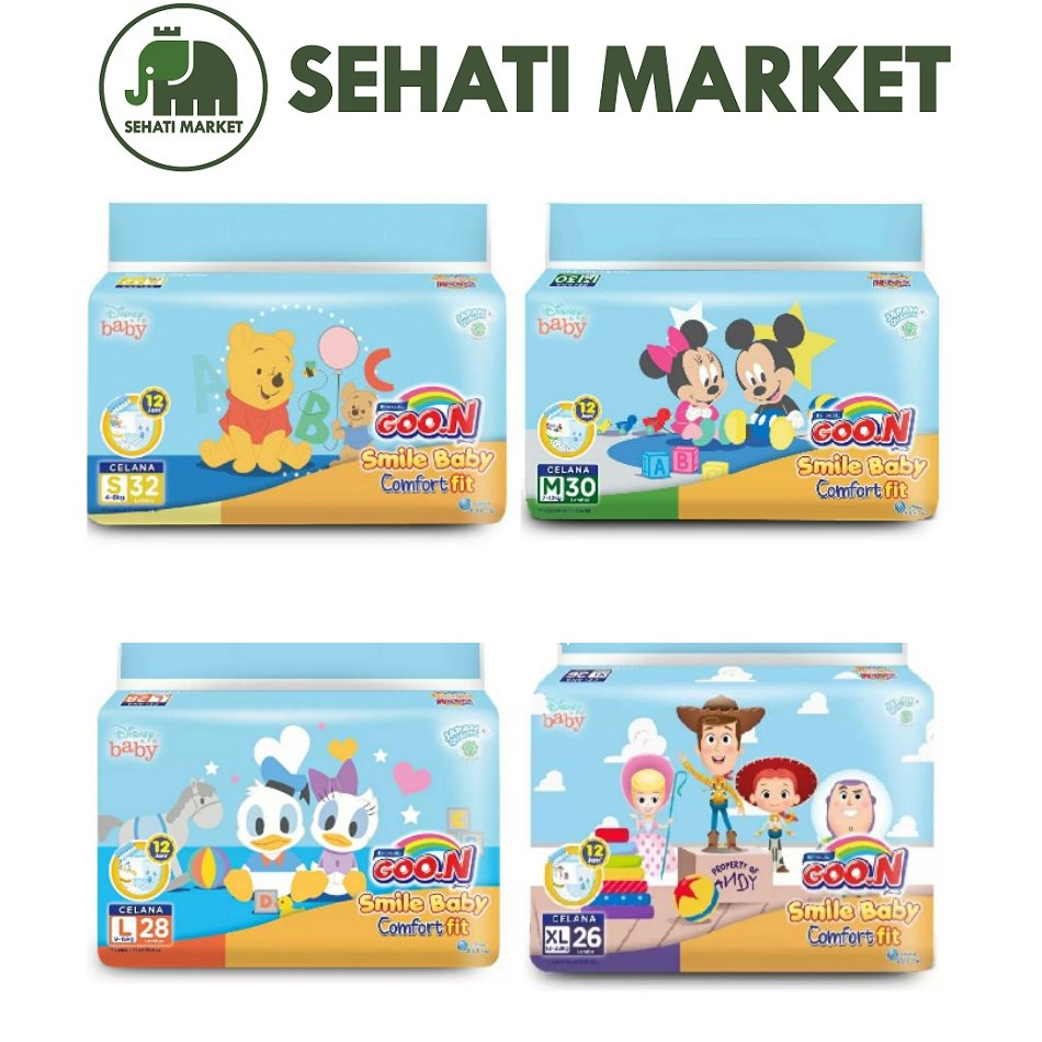 Jual GOON SMILE BABY COMFORT FIT S 32 / M 20 30 / L 20 28 / XL 20 26 / XXL24 | SEHATIMARKET ...