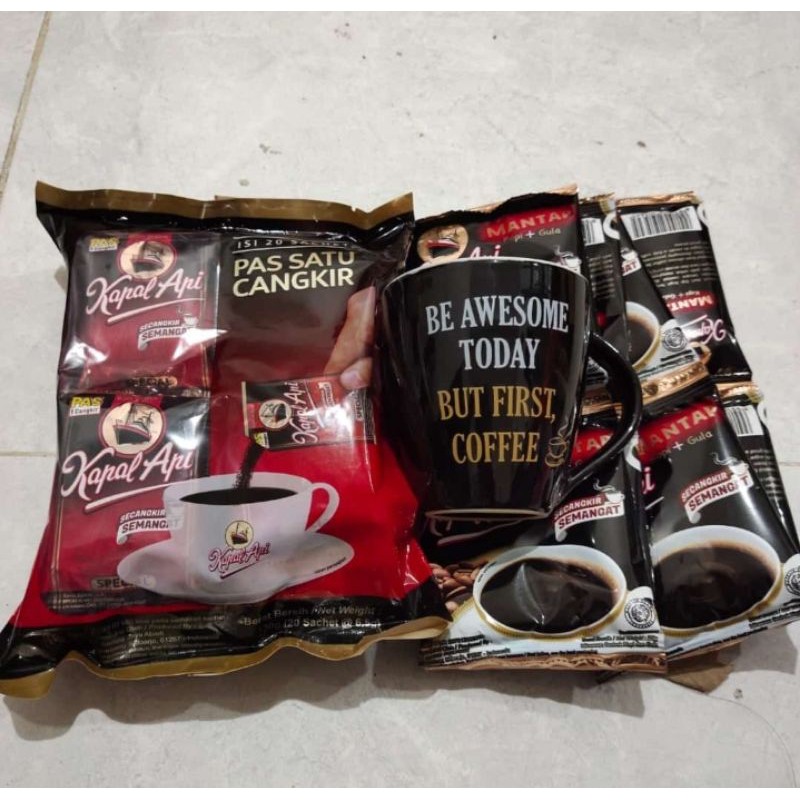 Jual 20saset kopi kapal api kemasan mini+10saset kopi kapal api mantap ...