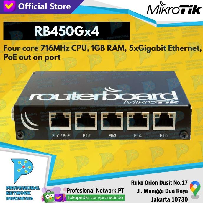 Jual Mikrotik RB450GX4 | Shopee Indonesia