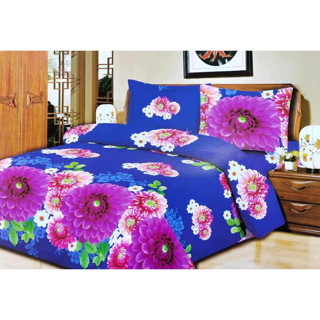 Jual Sprei 6 kaki (180 x 200 x 20) Bermotif Bunga (1183) | Shopee Indonesia