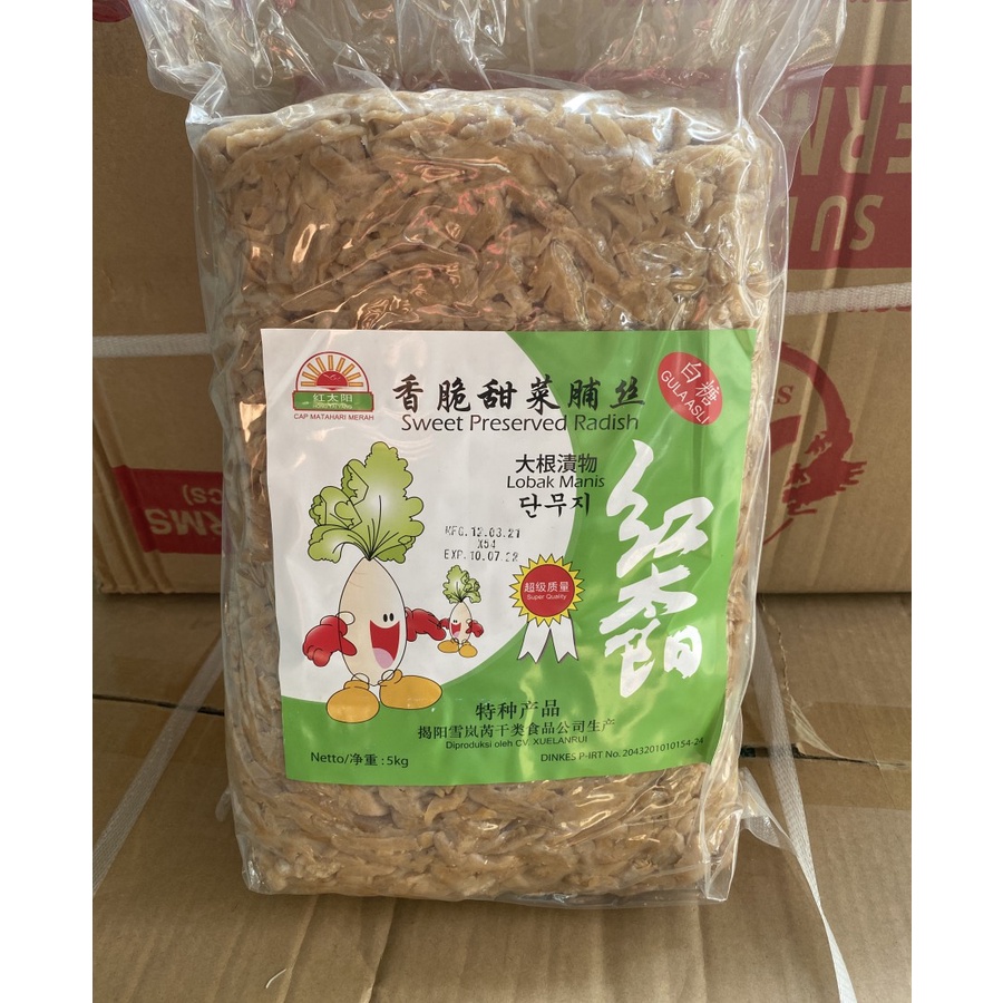 Jual Lobak Manis 1 bal / 5 kg Sweet Preserved Radish | Shopee Indonesia