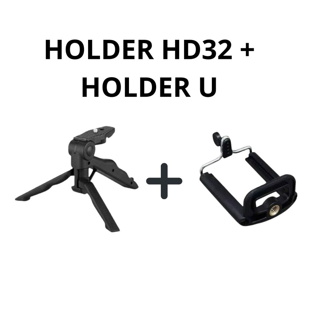 Jual [PAKET] TRIPOD HOLDER HD32 + HOLDER U + HOLDER L / STAND TRIPOD ...