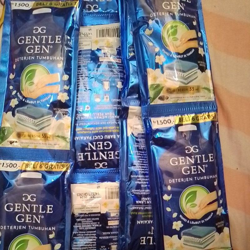 Jual gentle gen sachet renceng gentle gen deterjen cair sachet isi ...