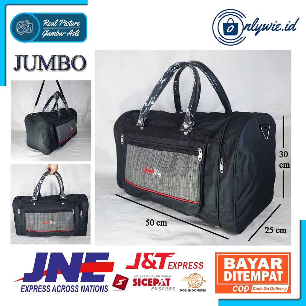 Jual PPO009 TAS PAKAIAN BESAR TRAVEL BAG JUMBO TAS BESAR BUAT MUDIK TAS ...