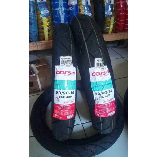 Jual BAN Donat CORSA TERMINATOR 70/90 80/90 90/90 RING 14 TUBLES STOK ...