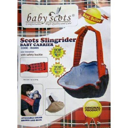 Jual Gendongan Samping Baby Scots / Scots Slingrider Baby Carrier ...