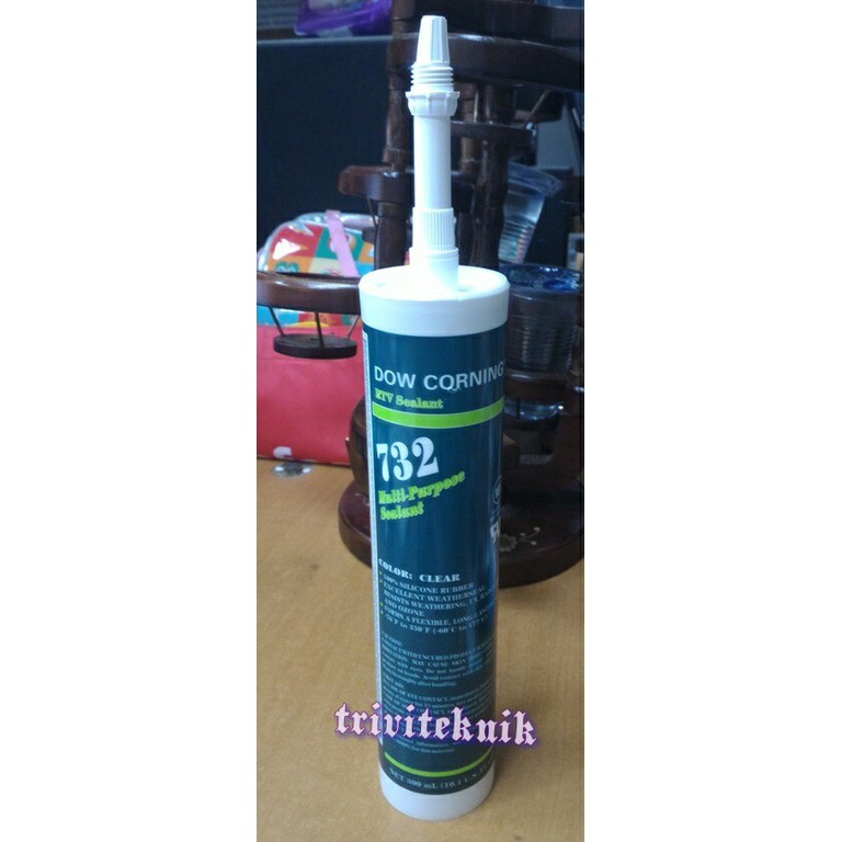 Jual dow corning 732 multi purpose sealant,dc rtv silicone 732 | Shopee Indonesia