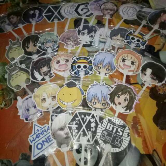 Jual Kipas Tangan (Hand Fan) PVC Anime Kpop Custom / Souvenir Kipas ... Jual Kipas Tangan (Hand Fan) PVC Anime Kpop Custom / Souvenir Kipas ...