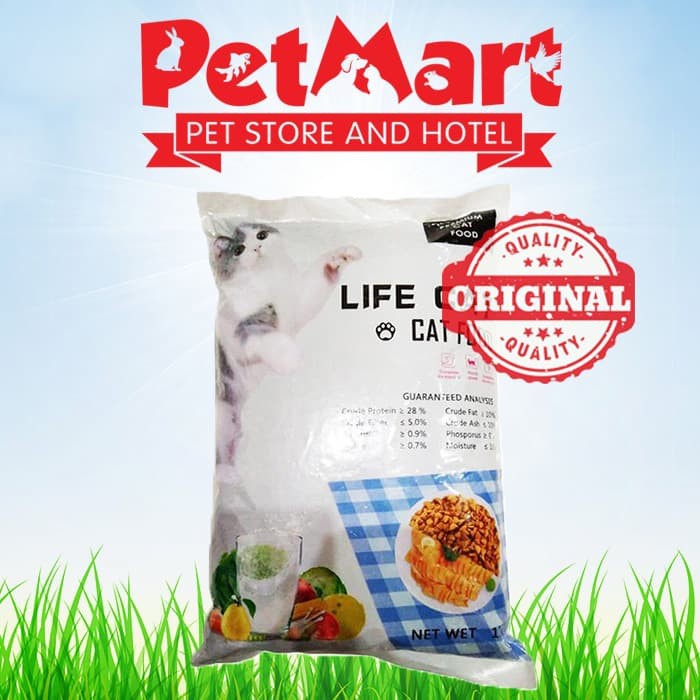 Jual LIFE CAT 1KG MAKANAN KUCING | Shopee Indonesia