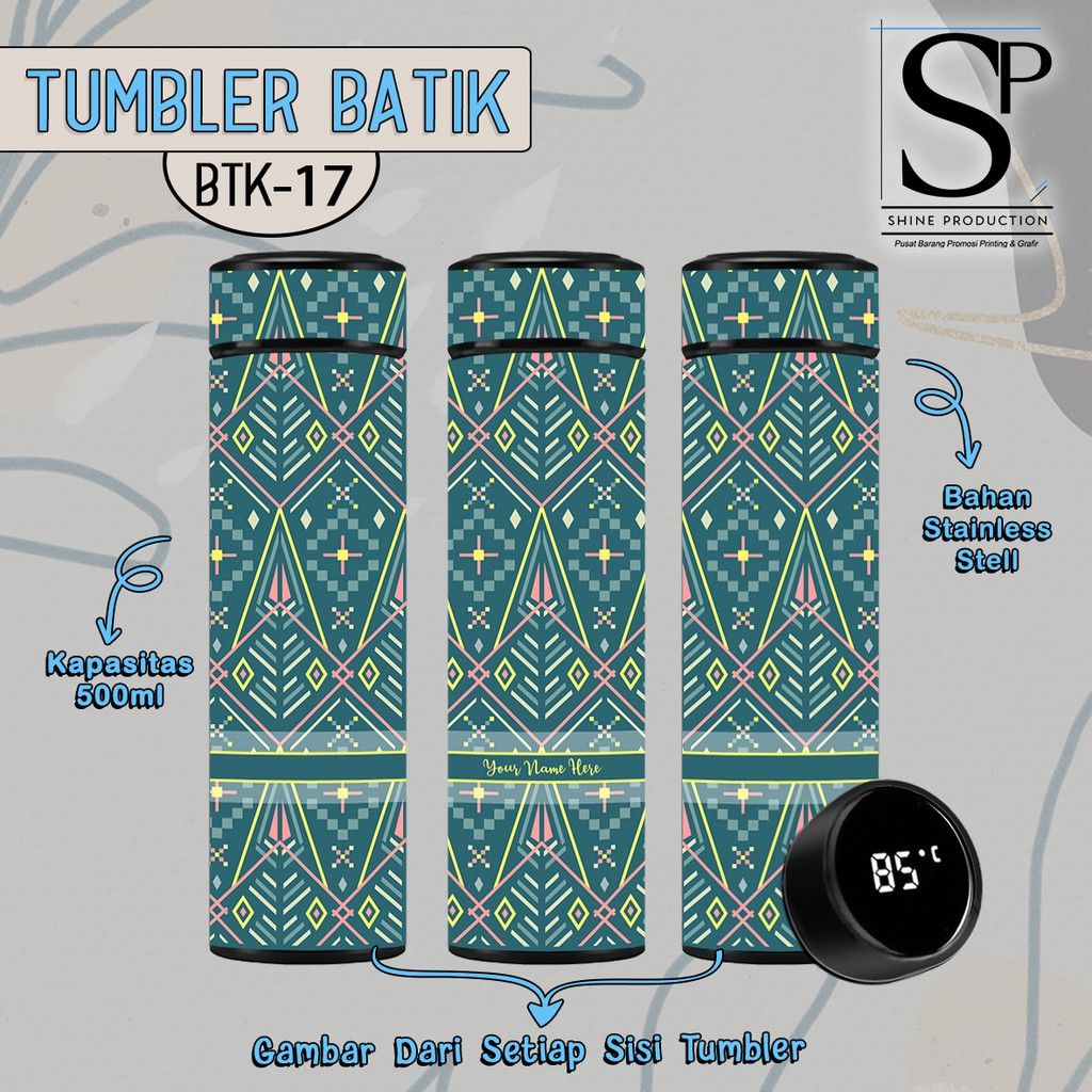 Jual Botol Minum Motif Batik Tumbler Batik Indonesia | Shopee Indonesia