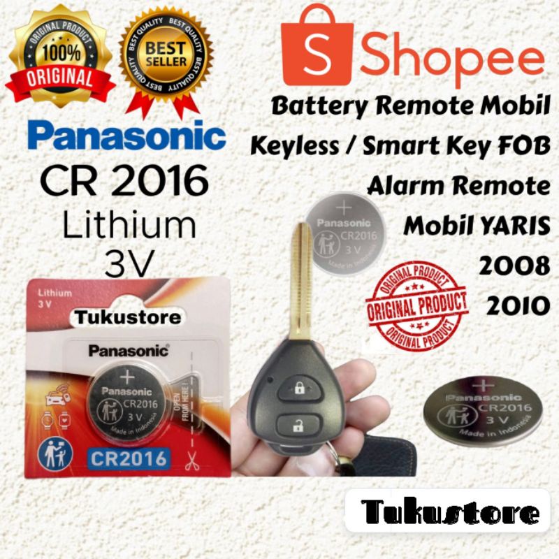 Jual Battery Remote Yaris 2008 / 2010 Baterai Remote Mobil Toyota Yaris ...
