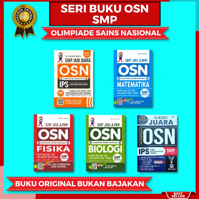 Jual Buku Olimpiade OSN SMP | Olimpiade Sains Nasional Sukses Juara IPS MATEMATIKA FISIKA ...
