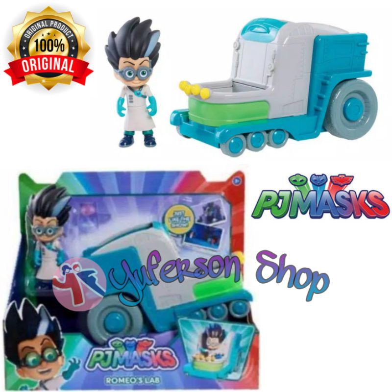 Jual PJ Masks Romeo’s Lab Vehicle and Figure | Shopee Indonesia
