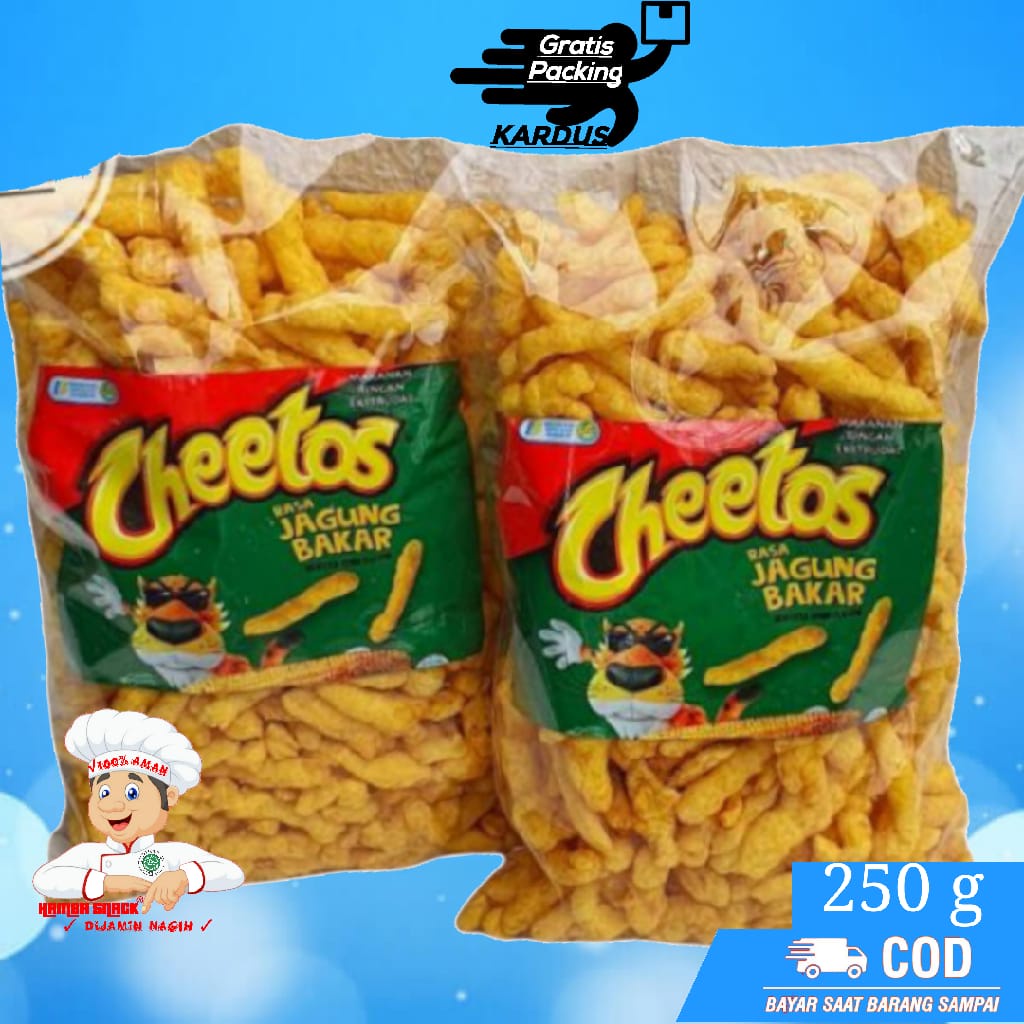 Jual SNACK CHEETOS 250g RASA JAGUNG BAKAR - BISA COD / TERLARIS TEMAN ...