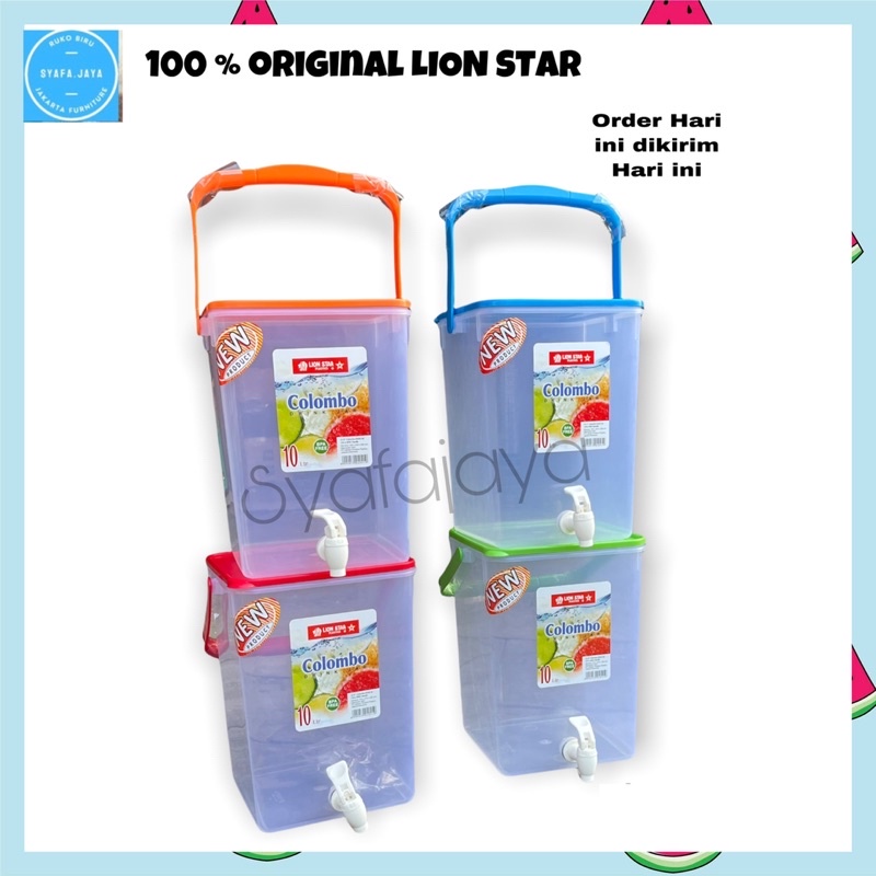 Jual LION STAR - Colombo Dispenser Air Drink Water Jar D 37 10 Liter | Shopee Indonesia