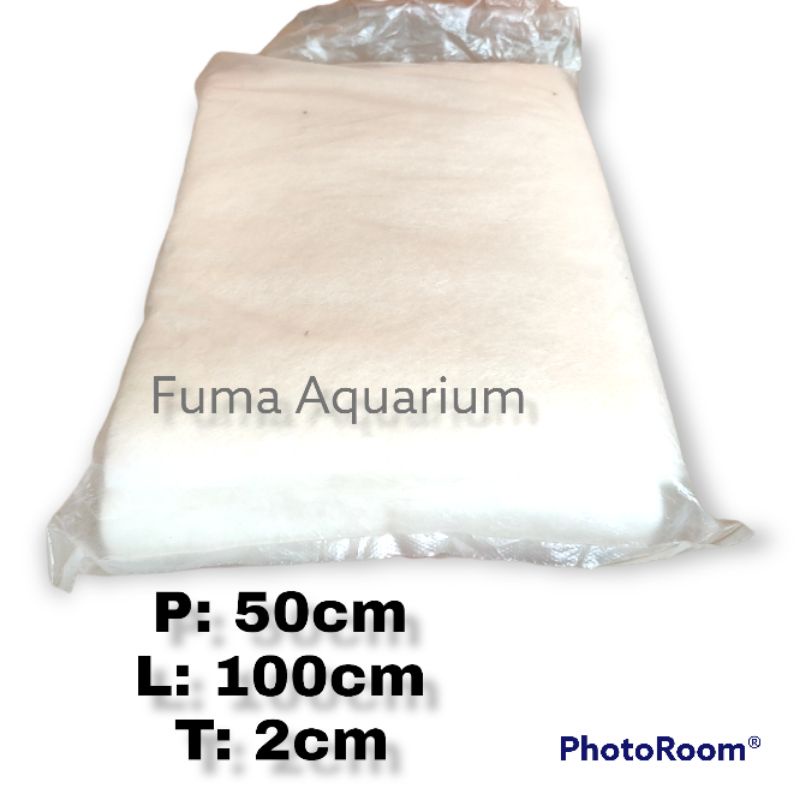 Jual Kapas Merk AQURA Kapas Filter 30cmX100cm Busa Filtermate Media ...