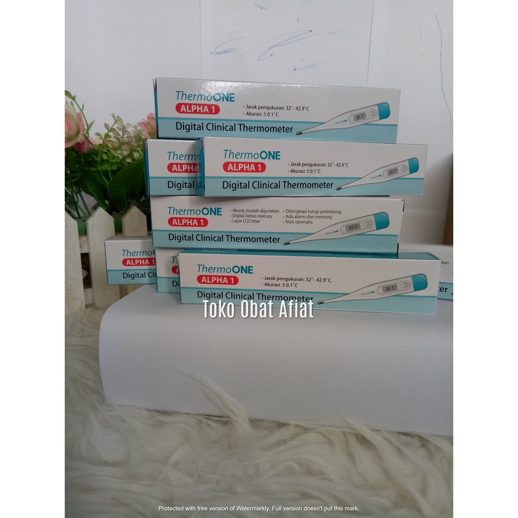Jual THERMOMETER BADAN DIGITAL ALPHA 1 - ONEMED | Shopee Indonesia