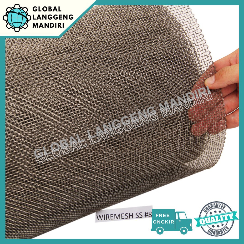 Jual WIRE MESH 8 STAINLESS (304) 1MX1M / WIREMESH #8 AYAKAN STAINLESS ...