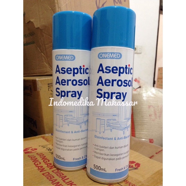 Jual Aseptic Aerosol Spray Onemed 500ml Desinfectant | Shopee Indonesia