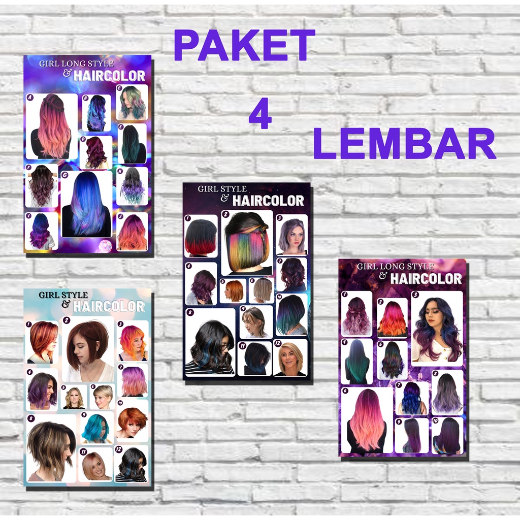 Jual Poster Barbershop Poster Pangkas Rambut Poster Salon Kecantikan ...