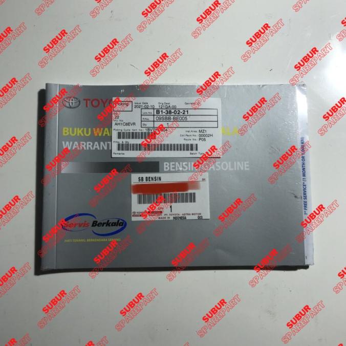 Jual BUKU SERVICE TOYOTA TIPE MOBIL BENSIN (BEST SELLER) | Shopee Indonesia