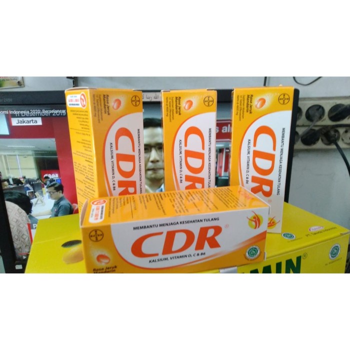 Jual VITAMIN C dalam CDR Calsium Deredoxon 1 Botol isi 10 Tablet ...