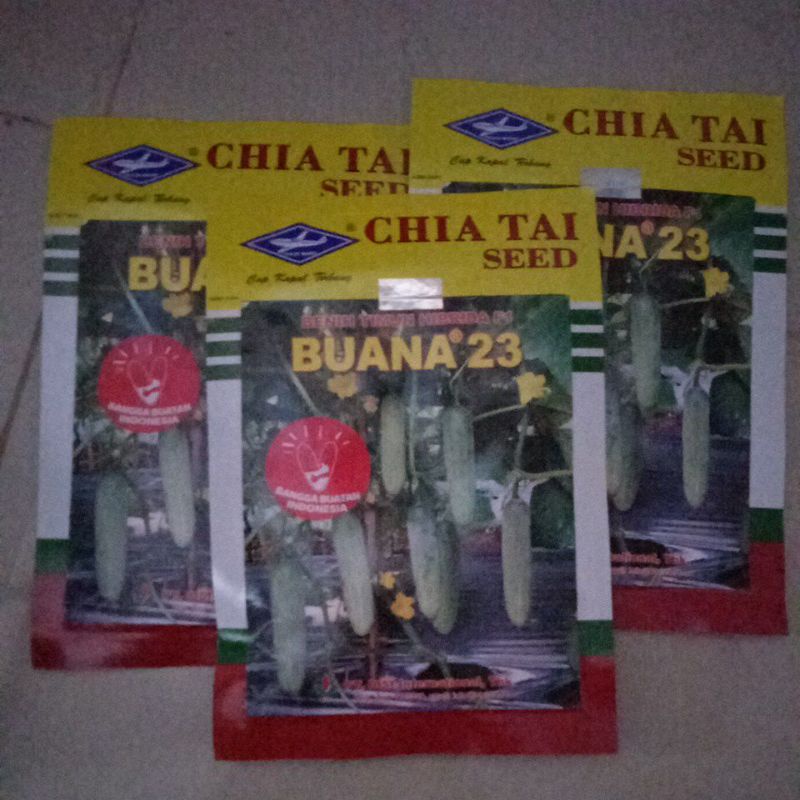 Jual Benih Timun Hibrida - BUANA 23 (20gram) | Shopee Indonesia
