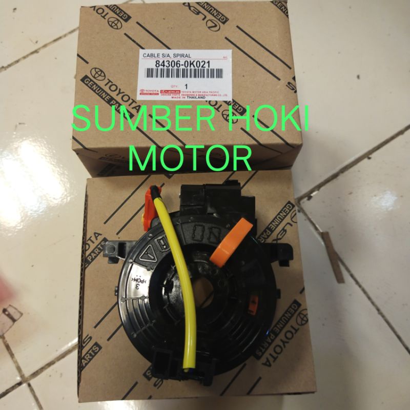Jual CABLE SPIRAL KLAKSON SUB ASSY TOYOTA INNOVA OLD ORI 84306-0K021 ...