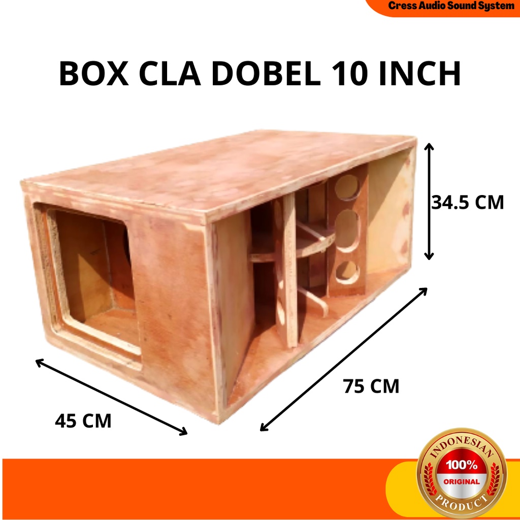Jual Box Speaker Sound System CLA Turbo Doble 10 Inch Triplek 12mm dan ...