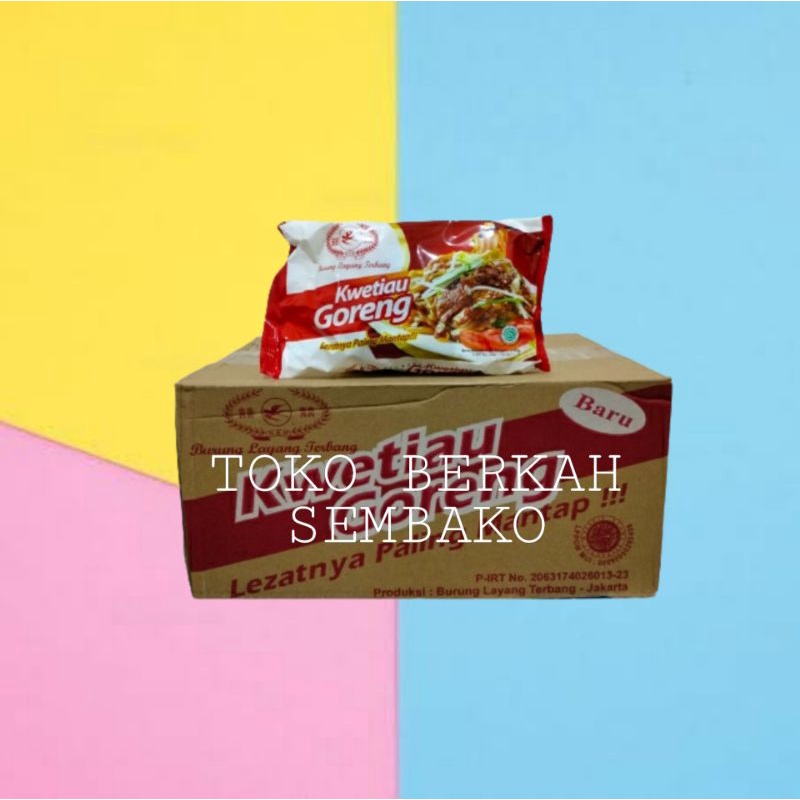 Jual Kwetiau Goreng Cap Burung Layang Terbang 85 Gram Kwetiaw 1 Dus Isi ...