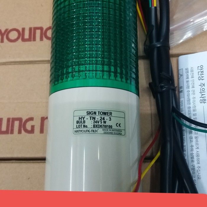 Jual SIGN TOWER HY-TN-24-3 24VDC HANYOUNG/LAMPU TOWER LIGHT 3 LAMPU 24VDC | Shopee Indonesia