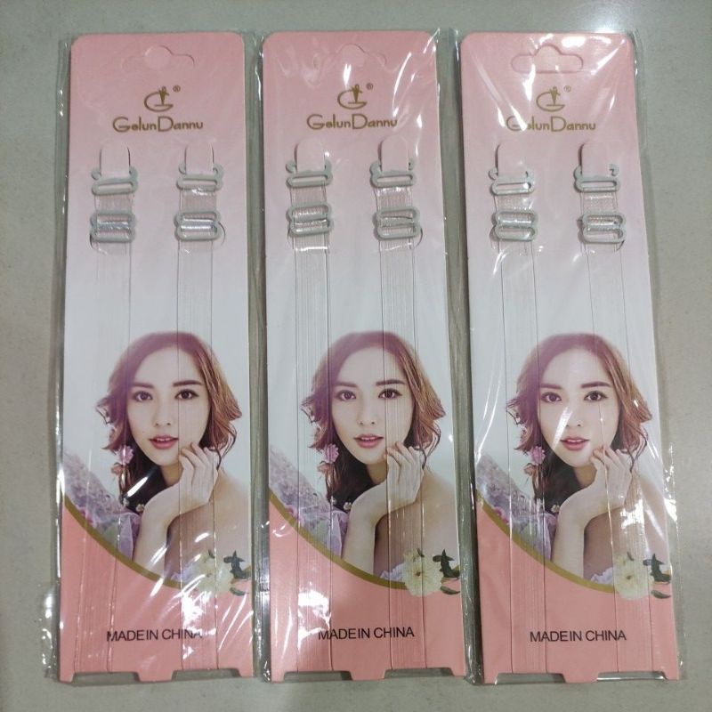 Jual Tali bra transparan tali BH bening polos | Shopee Indonesia